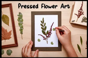 DIY Decor Home with Pressed Flower Art: Step-by-Step Guide